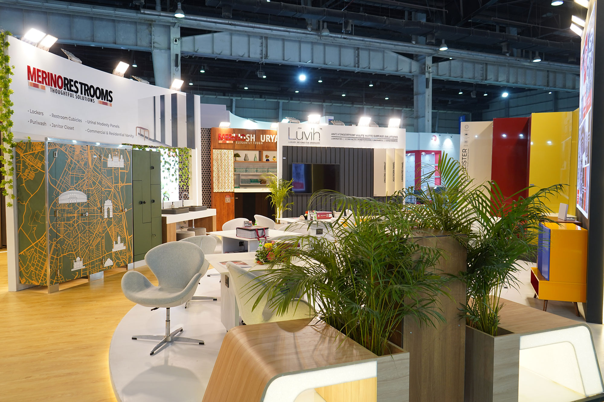 Merino Lam India Woods: Booth Design by XS Worldwide